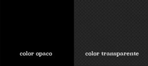 Qué significa el color opaco