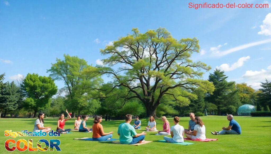 Color que simboliza la salud mental: significado y uso