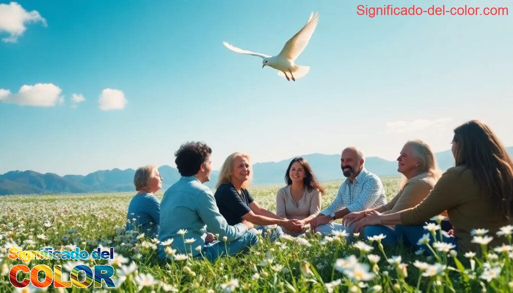 Color que simboliza la paz: significado y más